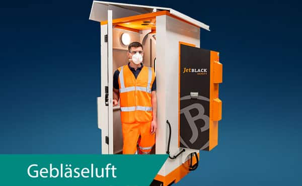 JetBlack Personenreinigung: sicher, sauber und OHNE Druckluft